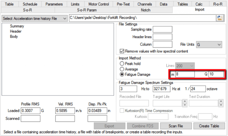How to Create an FDS Test - VibrationVIEW Control Software