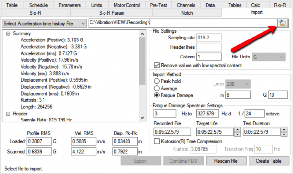How to Create an FDS Test - VibrationVIEW Control Software
