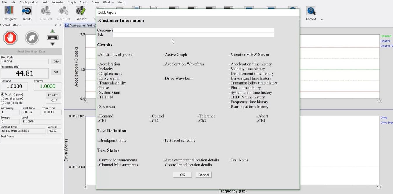 Generating Reports in VibrationVIEW - Vibration Research
