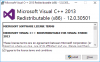 Microsoft Visual C++ 2013 Redistributable (32-bit) - Vibration Research