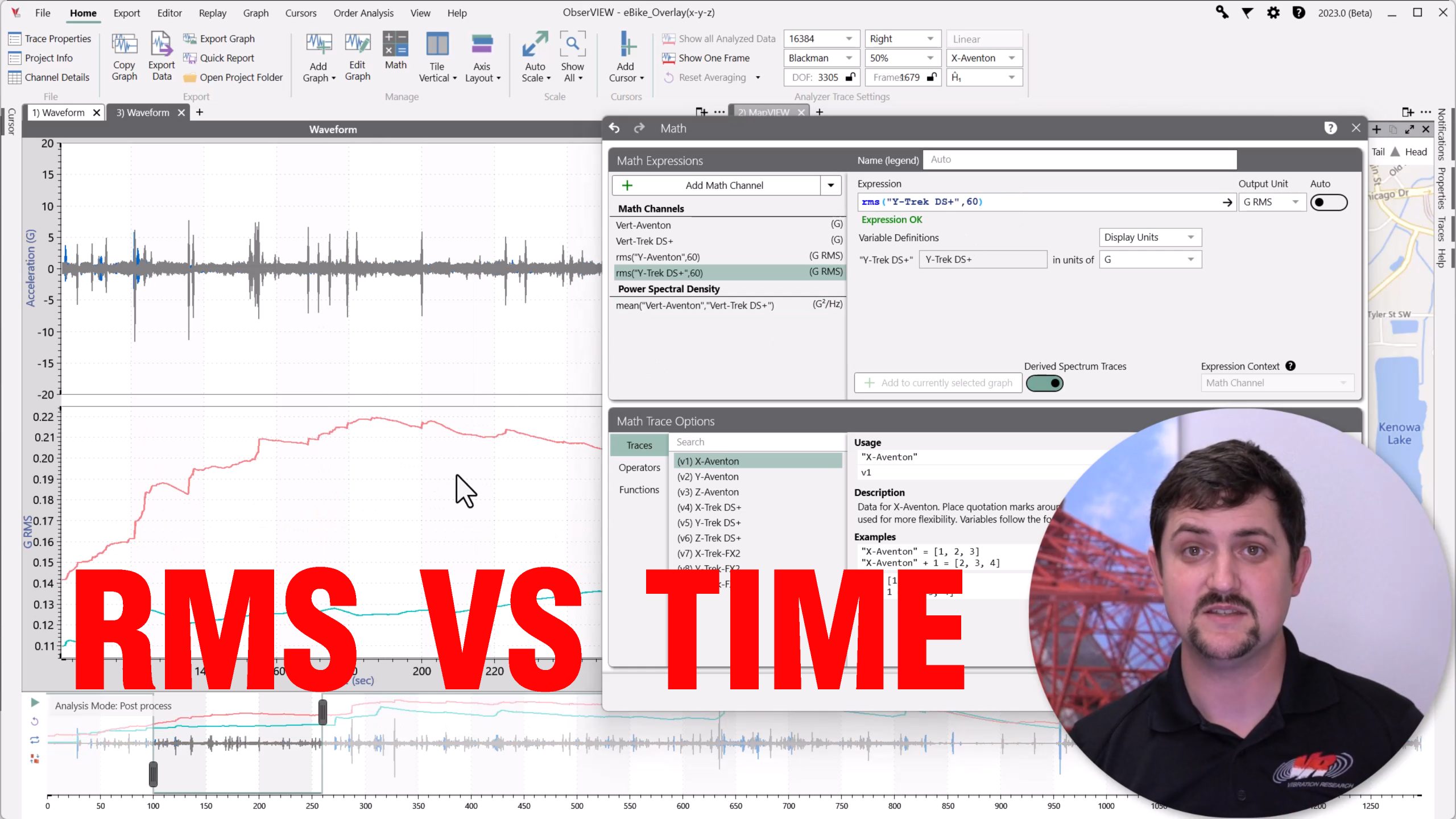 RMS vs Time Tutorial - Vibration Research RMS vs Time Tutorial - Vibration Research